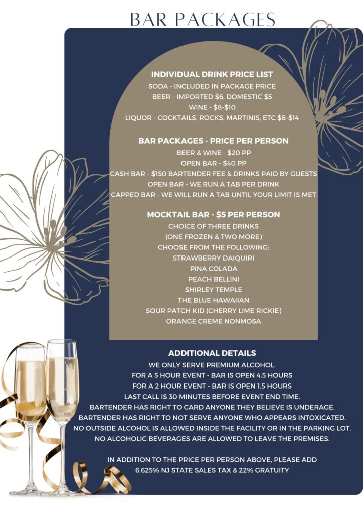 Banquet Packages | Maria’s By DiPaolo’s