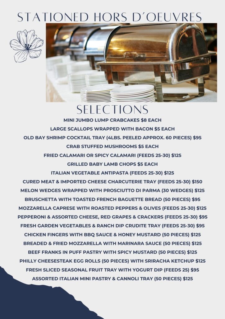 Banquet Packages | Maria’s By DiPaolo’s